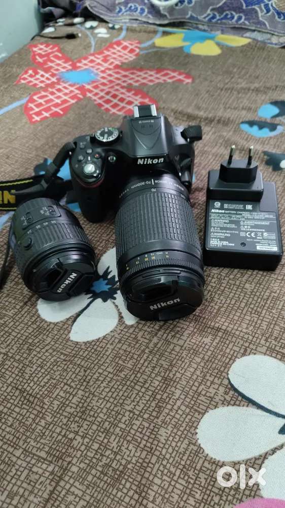 Nikon D5200 DSLR Body with double lens for sale - Cameras & Lenses ...