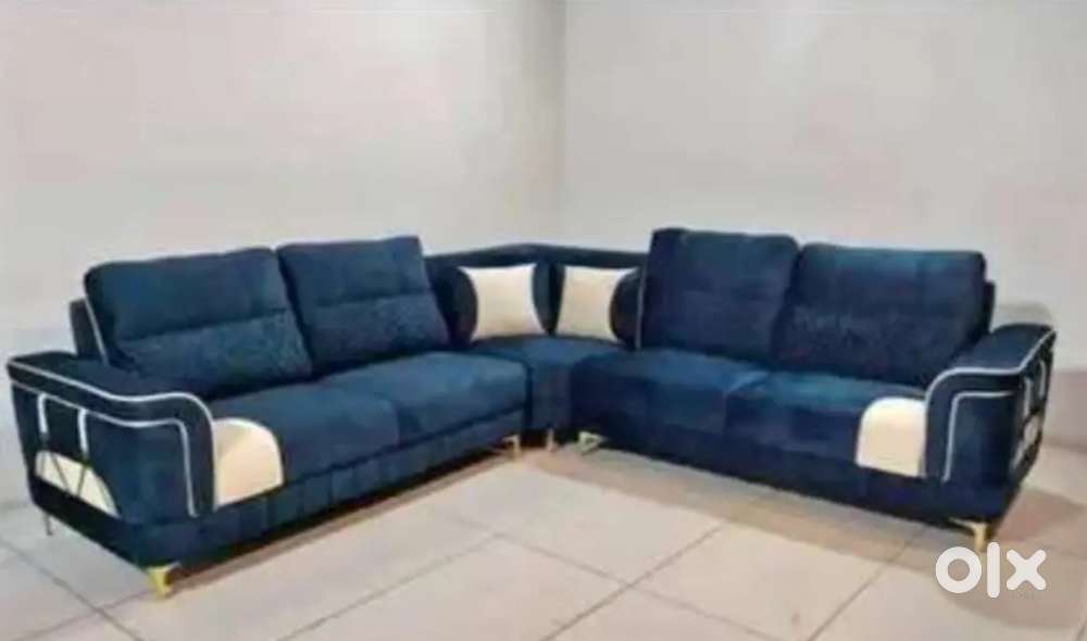 L shape sofa set with S type handle available in Starf Furniture - Sofa ...