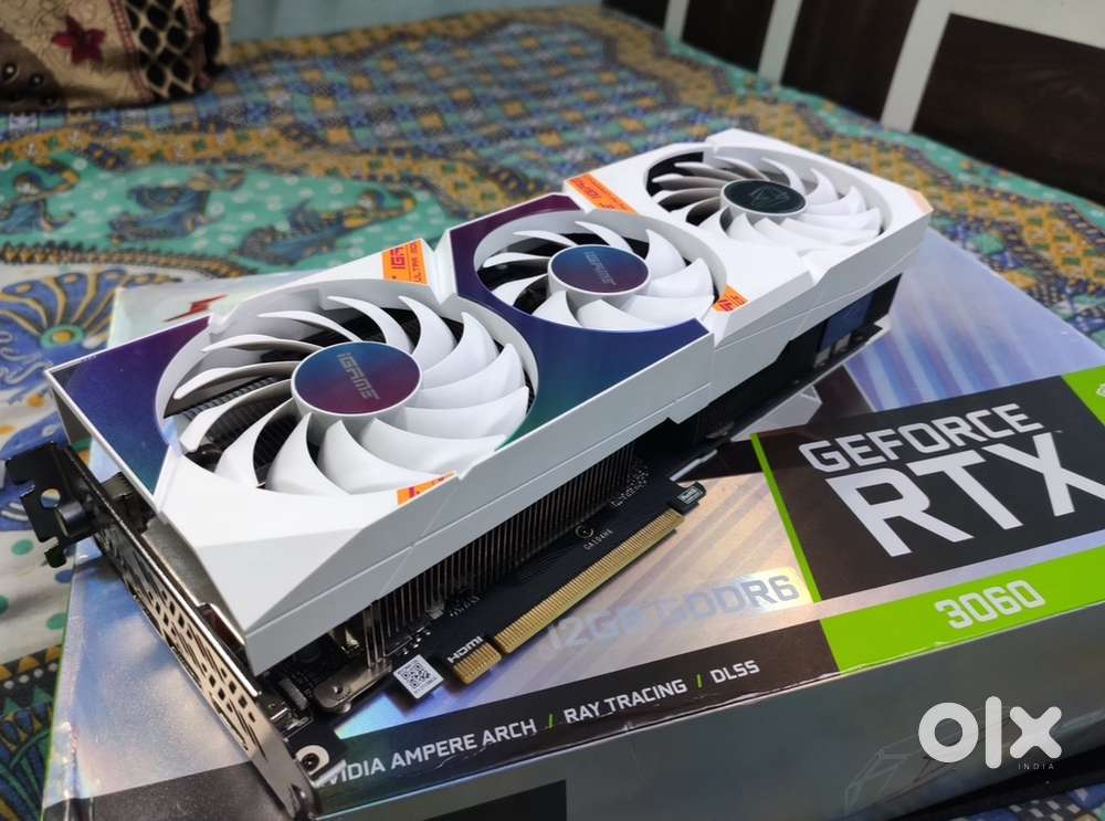 Colorful IGame RTX 3060 Ultra White OC-V 12GB Gaming Graphics Card ...