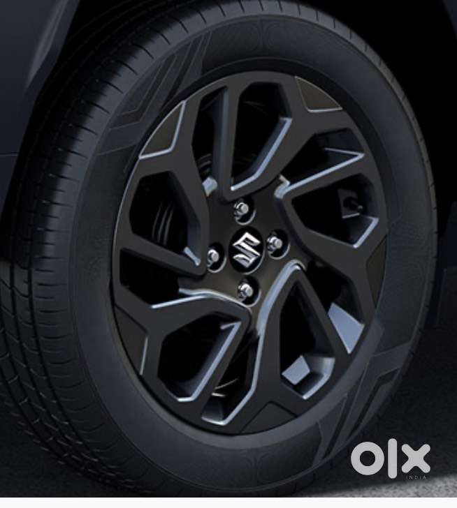 16” Painted finished Black Alloy Wheel - Brand NEW of Maruti Fronx car ...