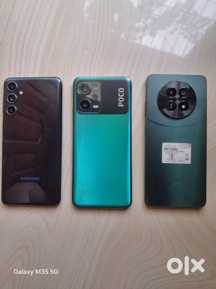 SAMSUNG F54 ₹10000 | REALME NARZO 70x ₹7000 l POCO X5 ₹7000 - Mobile ...