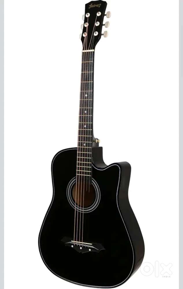 Juârez Acoustic Guitar Kit, JRZ38C/BK 38 Inch Cutaway, 038C with Bag ...