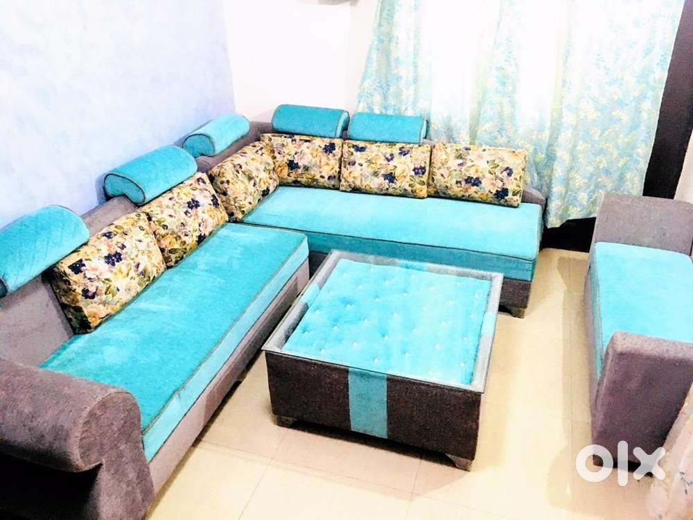 L shape sofa olx store