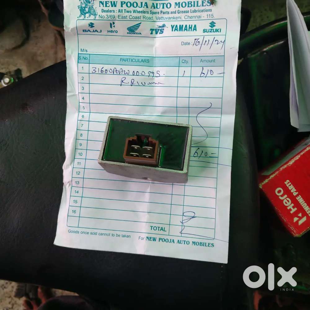 Honda cliq rectifier - Spare Parts - 1791938064