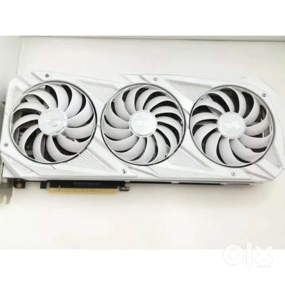 ASUS ROG Strix White OC GeForce RTX 3090 24GB GDDR6X Graphics Card ...