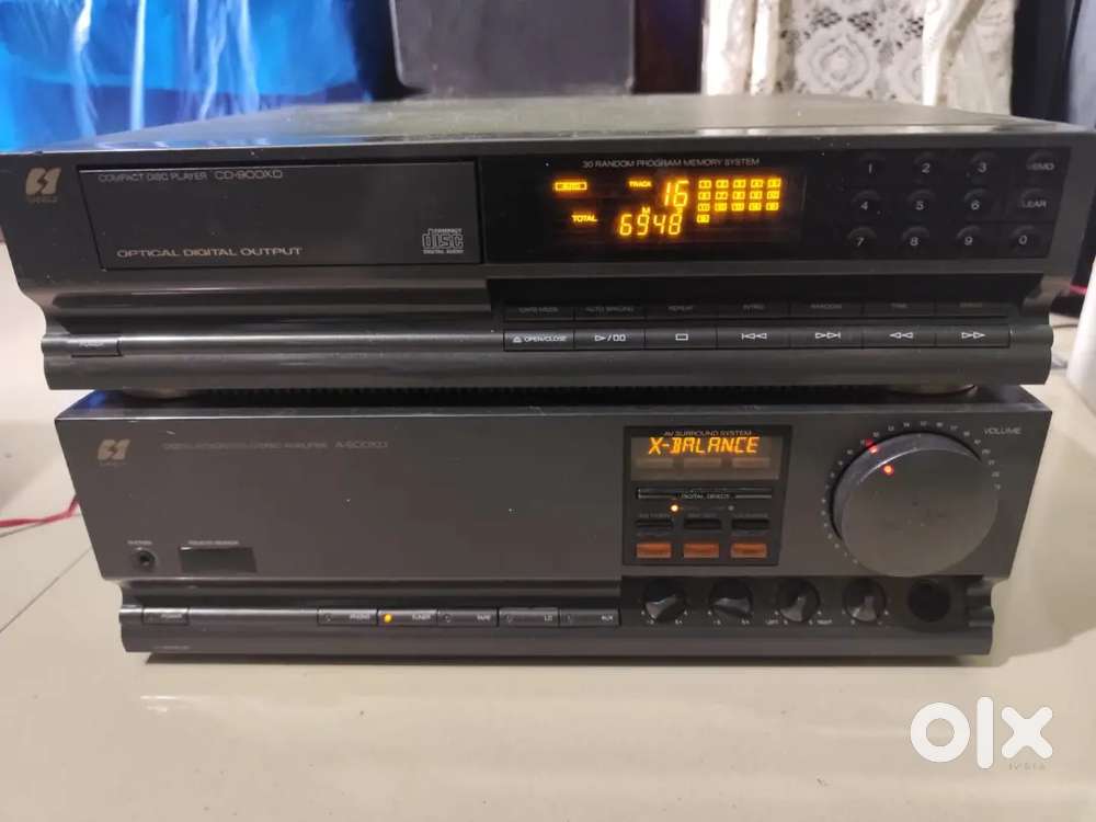Music system Sansui stereo amplifier with audio CD player working - TVs ...