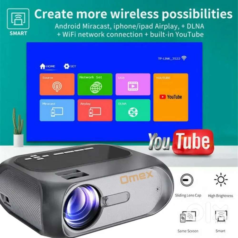 LIVE DEMO 3800 LM T8A YOUTUBE SMART FULL HD VIDEO PROJECTOR HDMI USB - TVs, Video - Audio ...