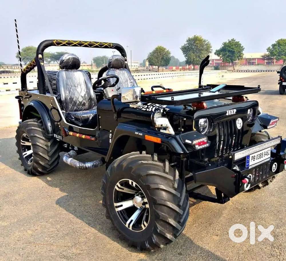 Willy jeep modified by bombay jeeps open jeep modified Mahindra jeep ...
