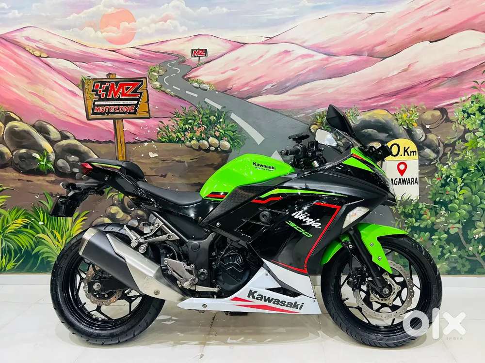 KAWASAKI NINJA 300CC DUAL DISC DUAL ABS GREEN COLOUR MODEL 2022 ...