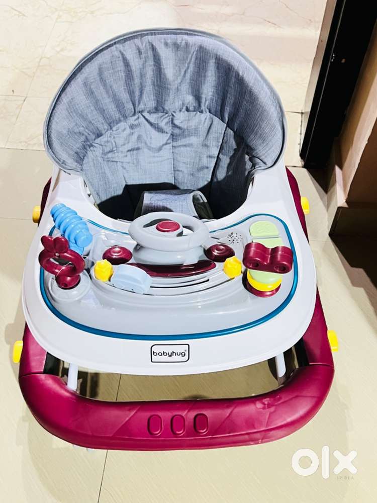 Babyhug 2 in 1 Multifunctional baby walker cum rocker - Kids Furniture ...