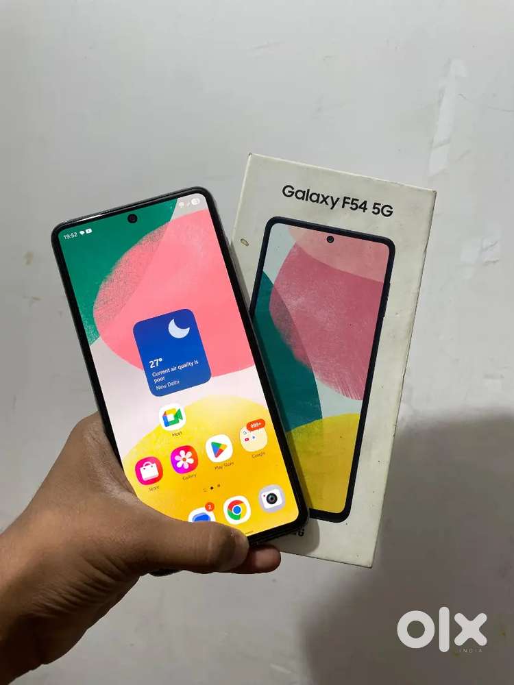 Samsung f54 5g 8gb 256gb bill box charger 1year old used like new - For ...