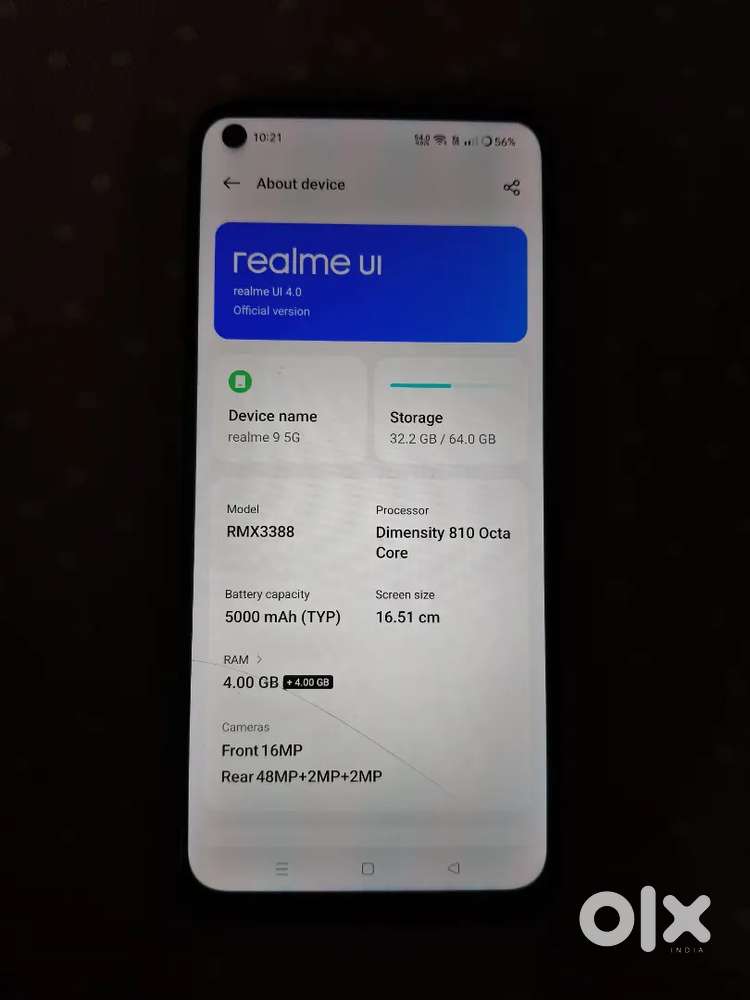 Realme 9 5g 2.5 year old phone the condition is quite good - Mobile ...