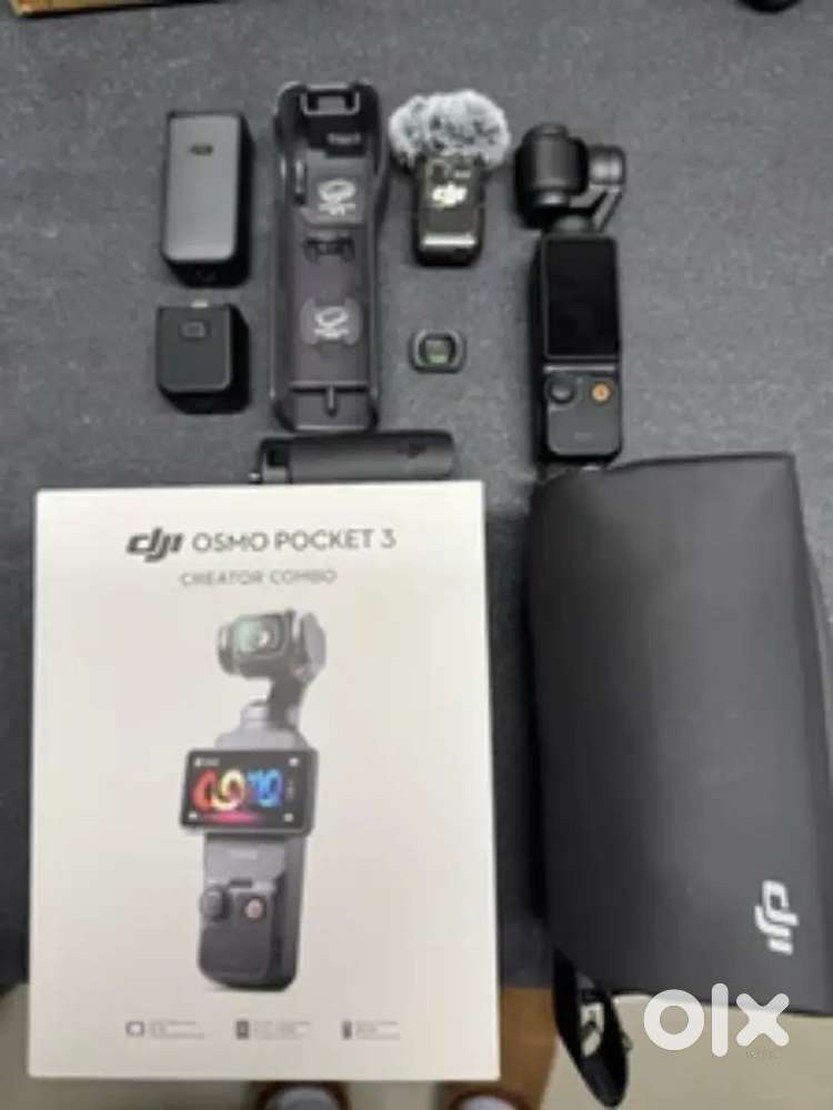 DJI Osmo Pocket 3 Creator Combo 3-Axis Stabilized 4K Handheld Camera - Cameras & Lenses - 1800286958
