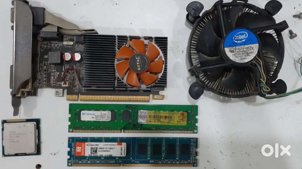 GRAPHICS CARD , RAM , PROCESSOR COMBO WITH CPU FAN - Hard Disks ...