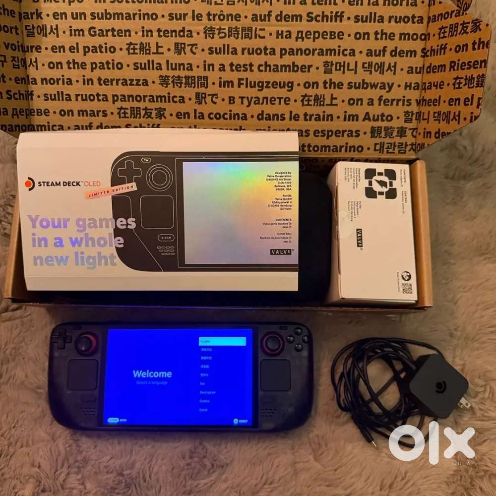 Valve Steam Deck 1TB OLED Limited Edition Translucent - Games ...