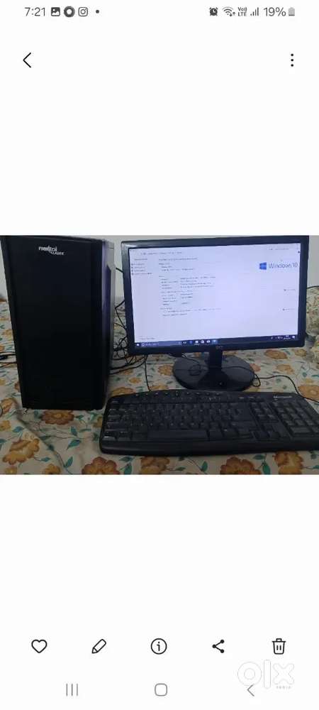 Core i5 4th generation 8gb ram 128 gb ssd 1 tb hard disk full system ...