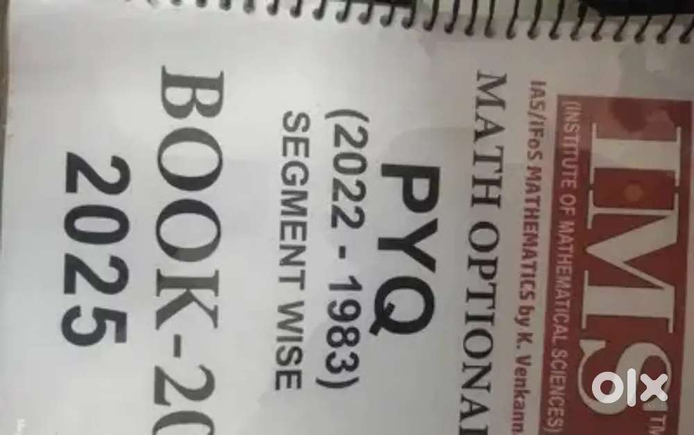 Maths optional UPSC IMS Notes - Books - 1827802385
