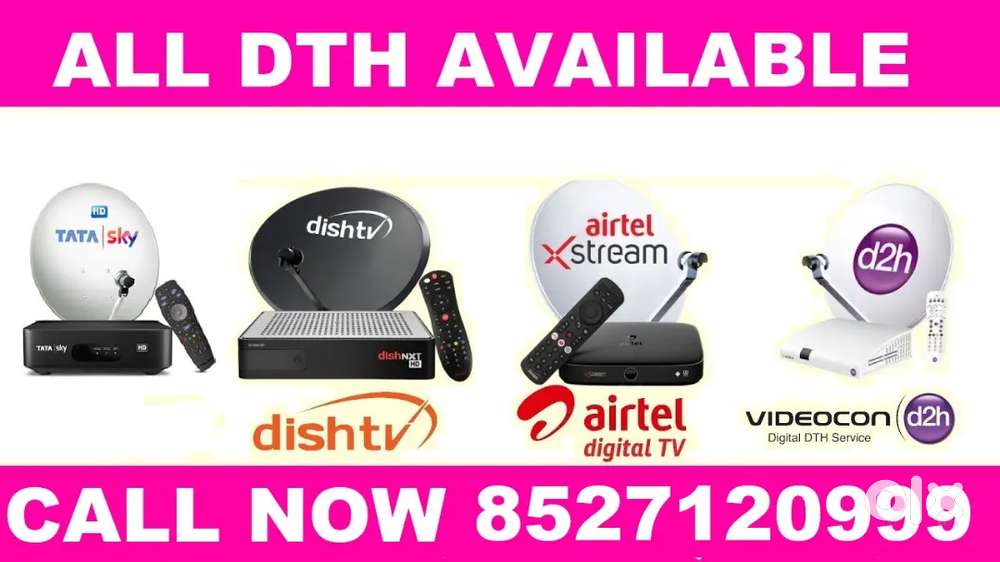 Buy New-Tata sky DTH HD Connection,Dish TV,Airtel DTH,Videocon D2H ...