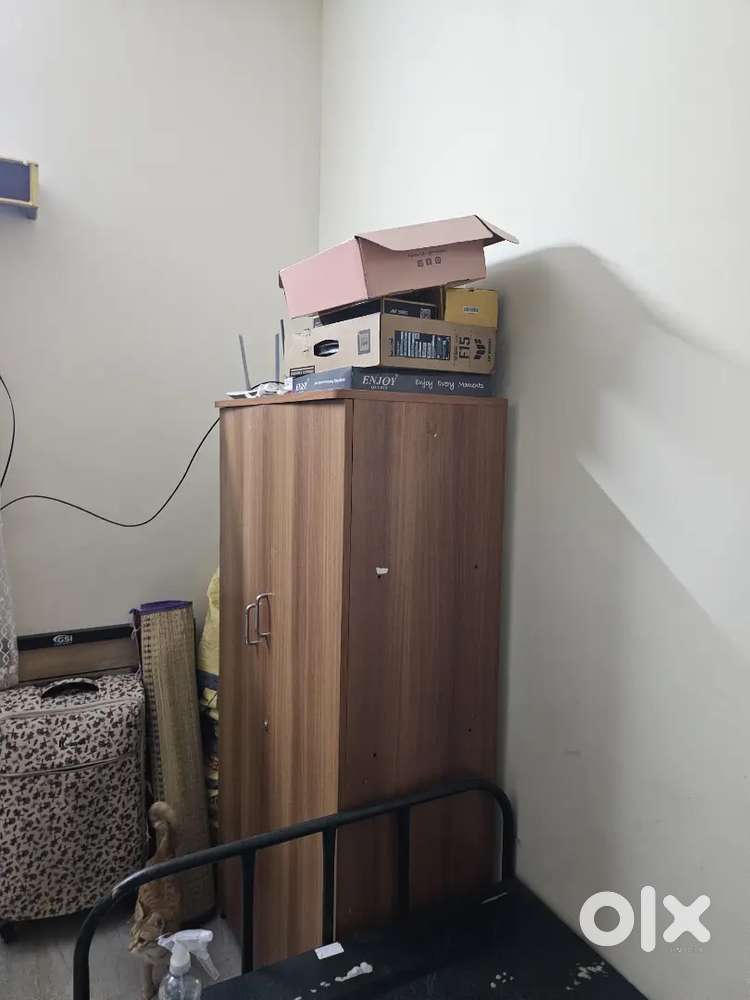 Small cupboard and single iron bed - Beds & Wardrobes - 1816223420