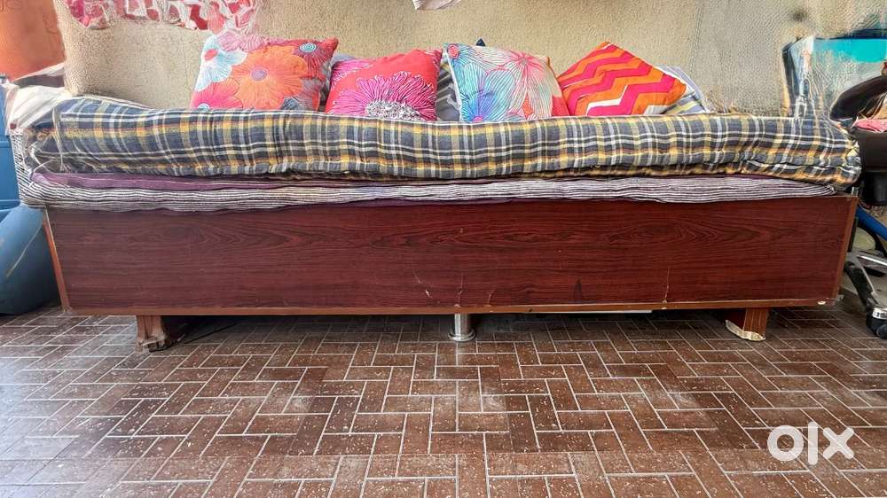 Single wooden bed with storage - Beds & Wardrobes in Wakad, Pune ...