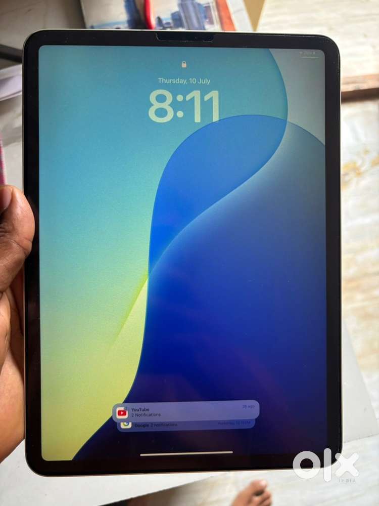 Ipad pro 11 inch m1 128gb cellular version silver with cable - Tablets ...