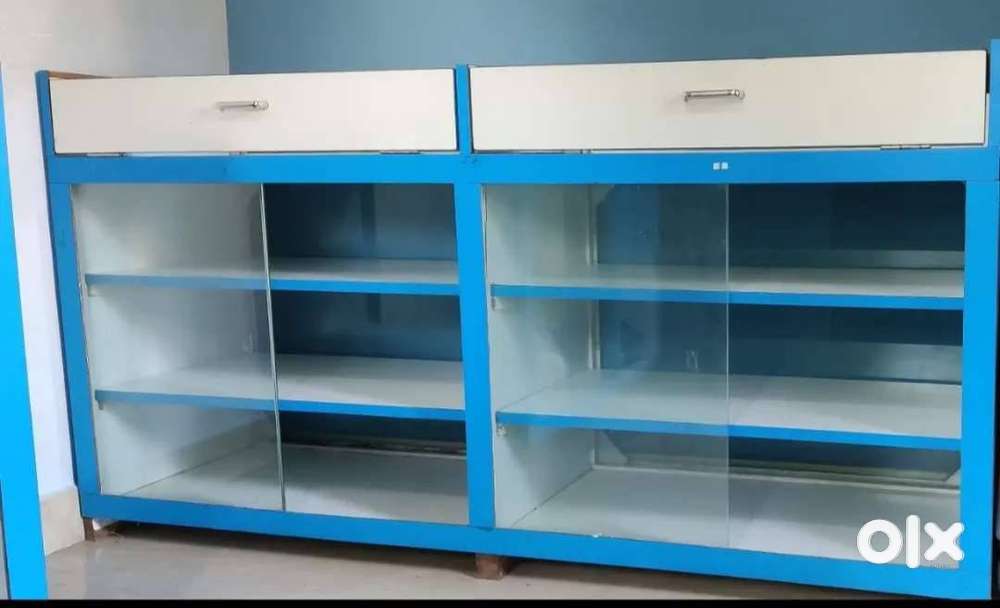 Shop Furniture - Cupboard & Cash Counter (Display with glass Door)s ...