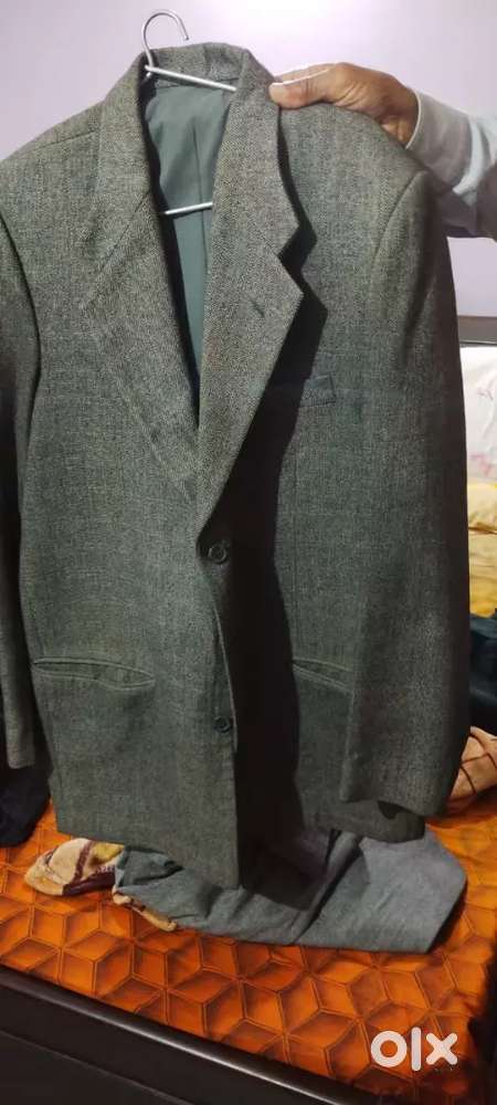 Pure wool tweed coat - Men - 1827320148