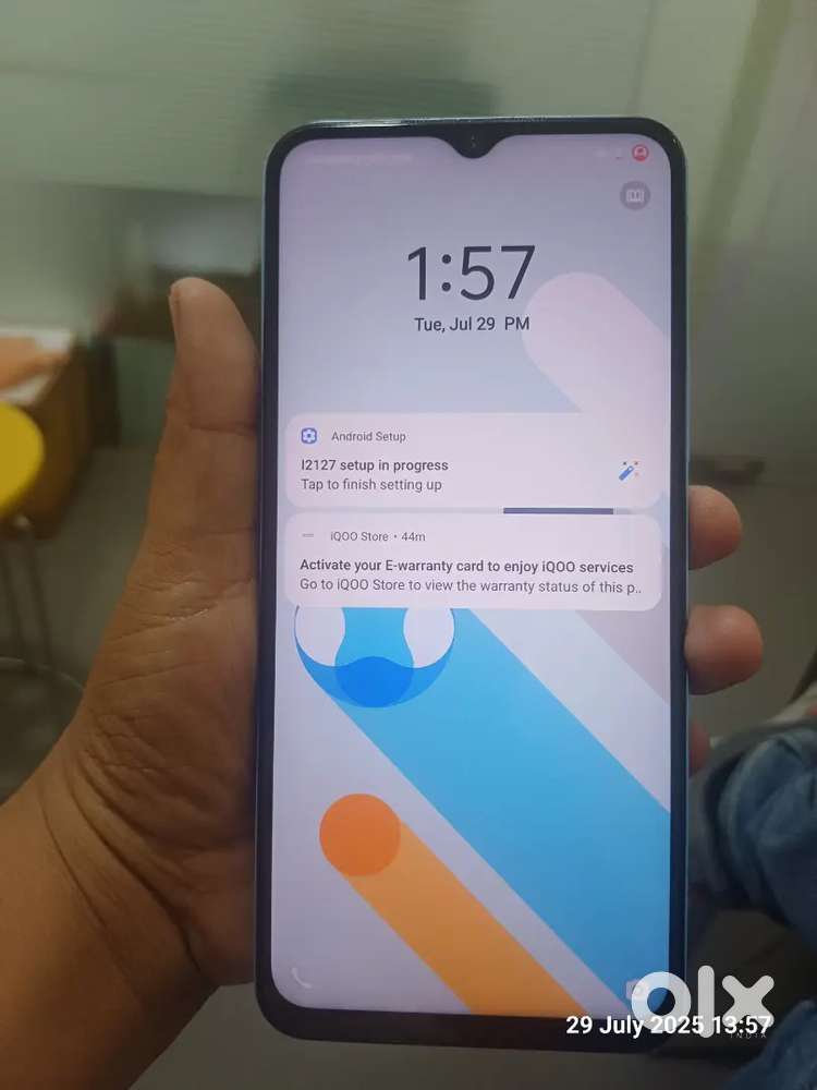 Iqoo z6 5g mobile with 4gb 128gb , with side fingerprint sensor ...