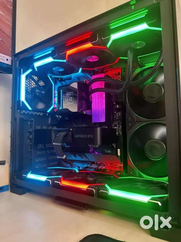 Desktop Custom Gaming PC - All in Black Mod. Intel i9 12900K RTX 4070 ...