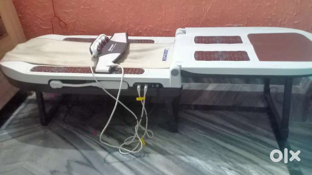 Nuga best N5 thermal massage bed with t belt and five ball projector ...