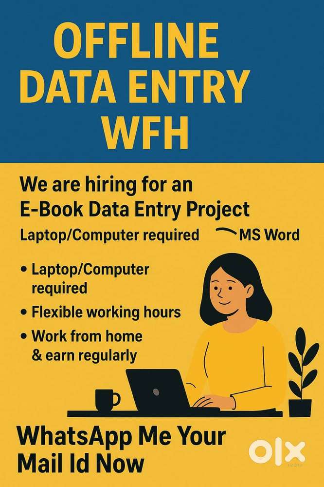 Data Entry (E-Book Typing Project) - Work From Home Job Description ...