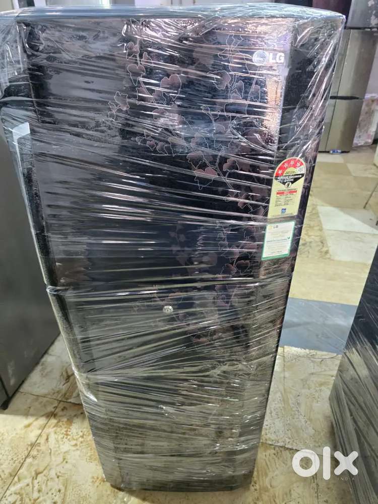 I'd68 lg black double door fridge 280 ltr 5 star - Fridges - 1821446885