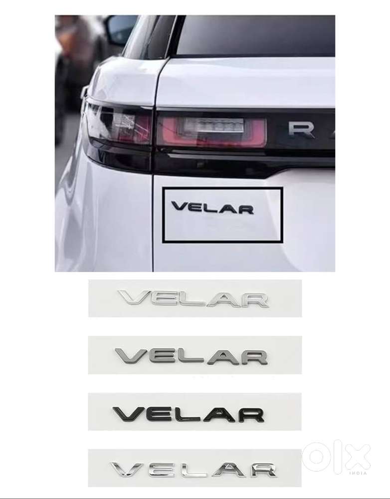 RANGE ROVER VELAR LETTERS 3D EMBLEM SIDE TRUNK BADGE OEM - Spare Parts ...