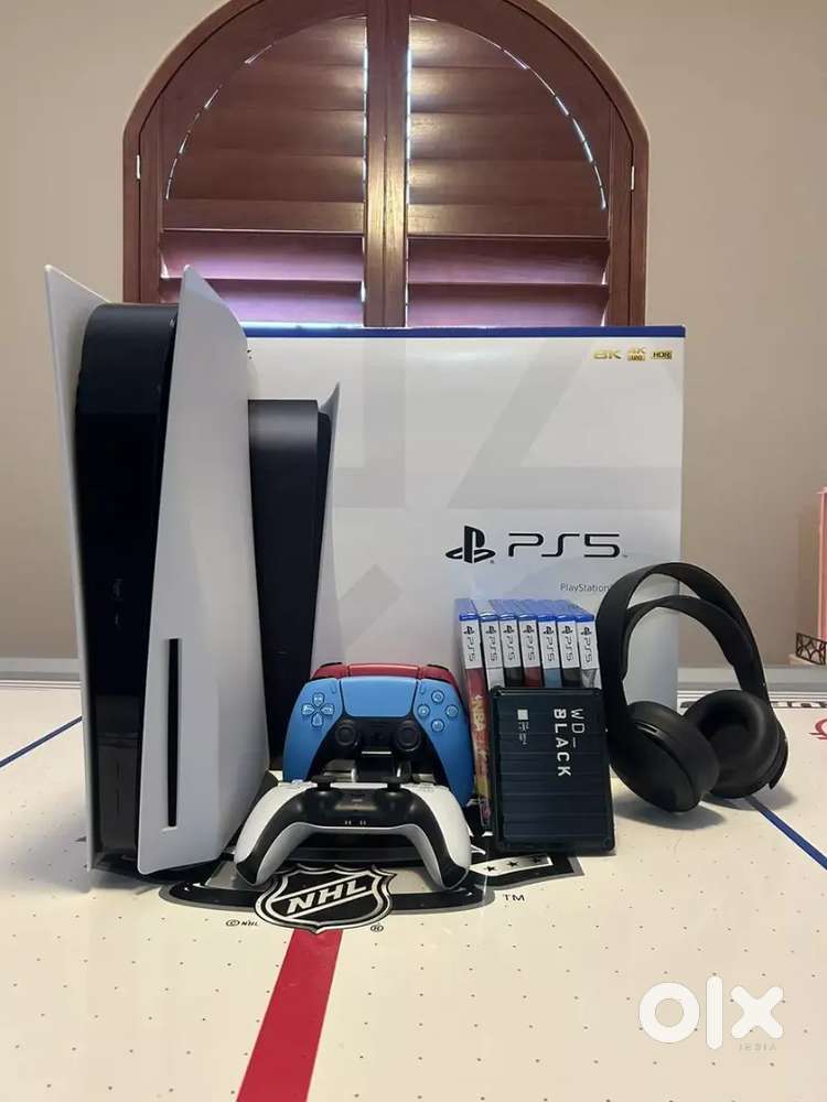 PS5 console disc version bundle: Extra Controllers Headset Games ...