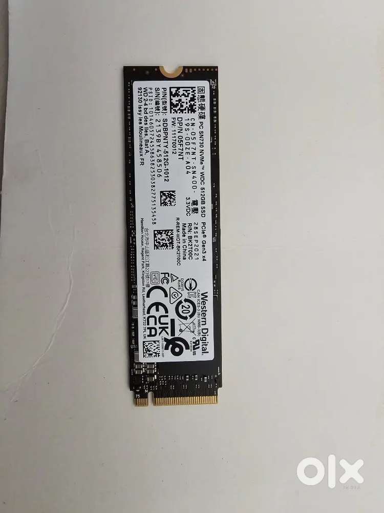 WD 512 GB nvme SSD - Hard Disks, Printers & Monitors - 1791402583