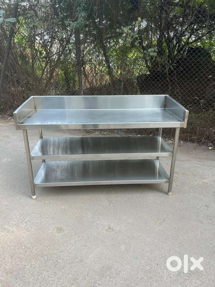Stainless steel 5ft work table Middle self Kitchen Other Appliances 1766842041