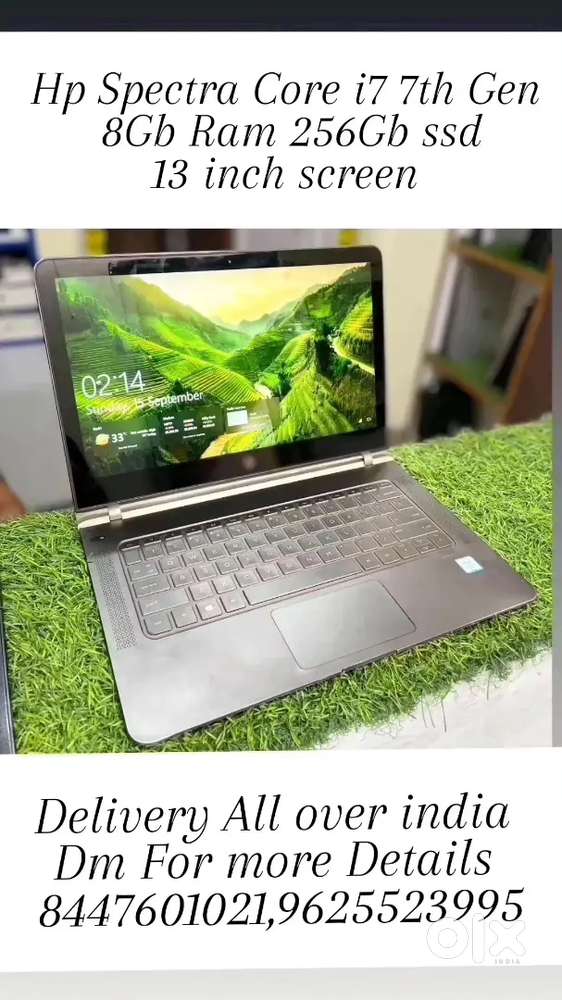 HP SPECTRA INTEL CORE I7 7TH GEN 8GB RAN 256GB SSD WITH ADAPTOR CABLE ...