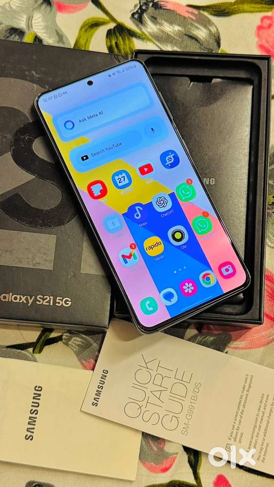 5g Samsung s21 with box woth box Samsung s 21 samsungs21 - Mobile ...