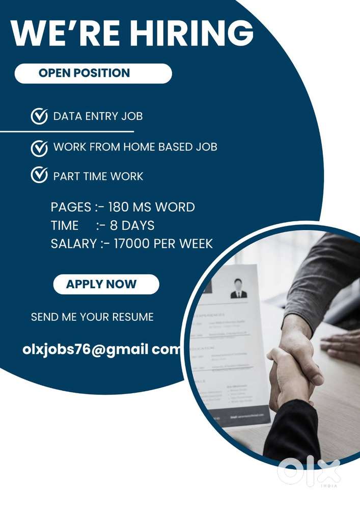 Home-based offline data entry job, work from home - Data entry & Back ...