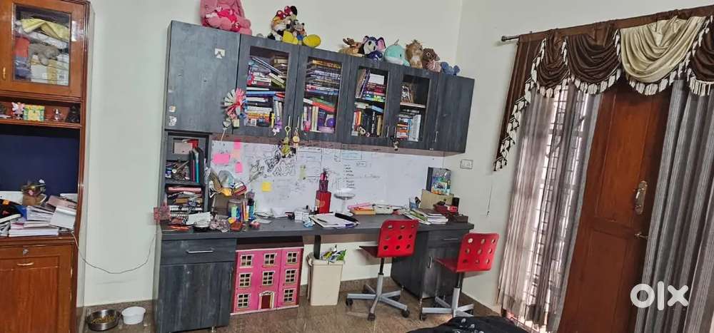 Newly made plywood Kids study unit with side and top storages - Kids ...