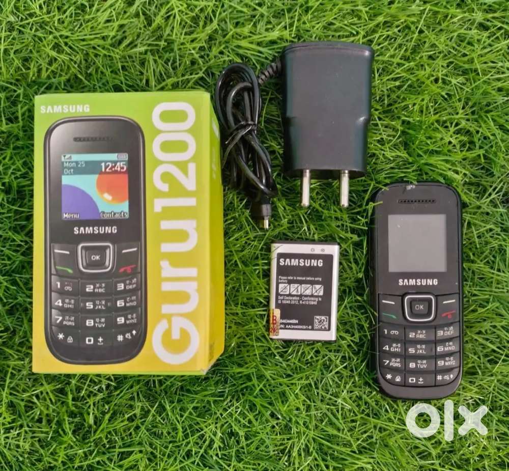 Samsung guru 1200 vintage keypad mobile phone old is gold - Mobile ...