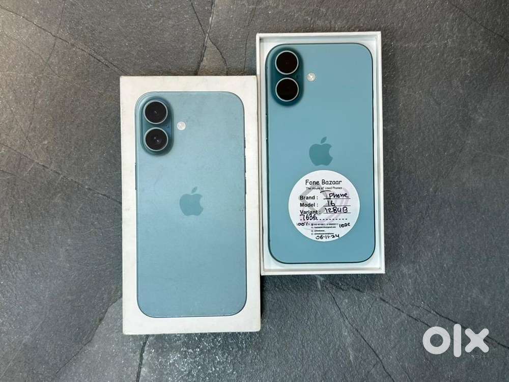 iPhone 16 teal 128GB In 100% Condition - Mobile Phones - 1796980314