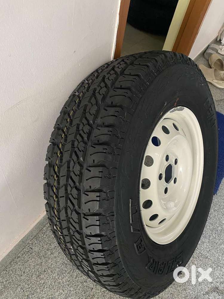 Mahindra thar tyers 245/75/R16 driven 20 klm only set of 5 - Spare ...