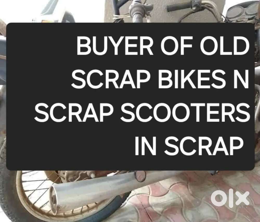 Buyer of scrap bikes and scrap scooters . - Motorcycles - 1814293905