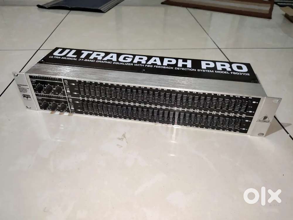 Behringer Ultragraph Pro FBQ3102 31-Band Stereo Graphic Equalizer - TVs ...