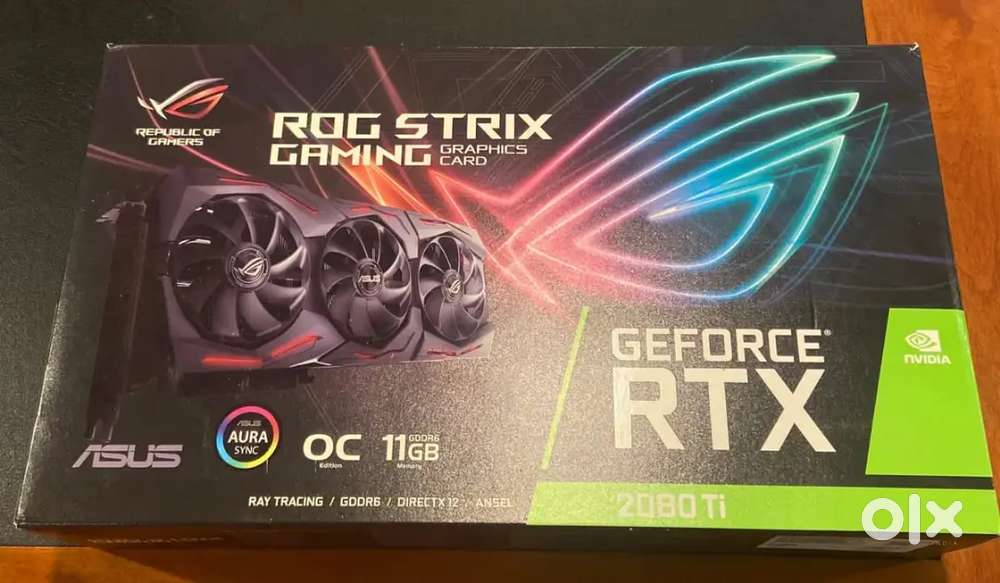 2and hand GPU ASUS ROG STRIX RTX 2080 Ti 11G GAMING GeForce. - Computer ...