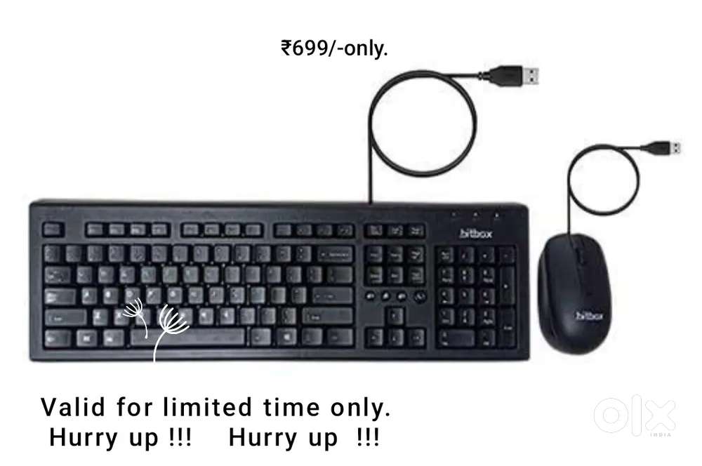 Keyboard n mouse awesome Combo for daily tasks and challenges(black ...