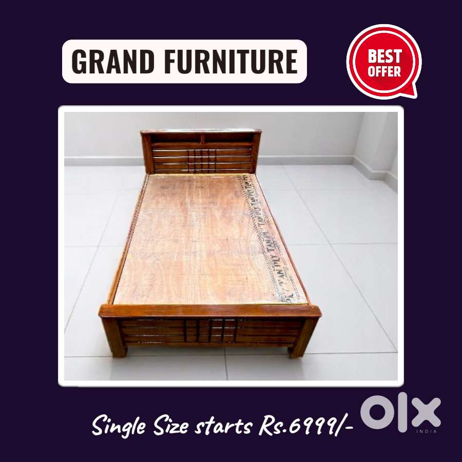 Wooden Cot and Kattil sale Queen and King size offer deal Single @JH45 ...