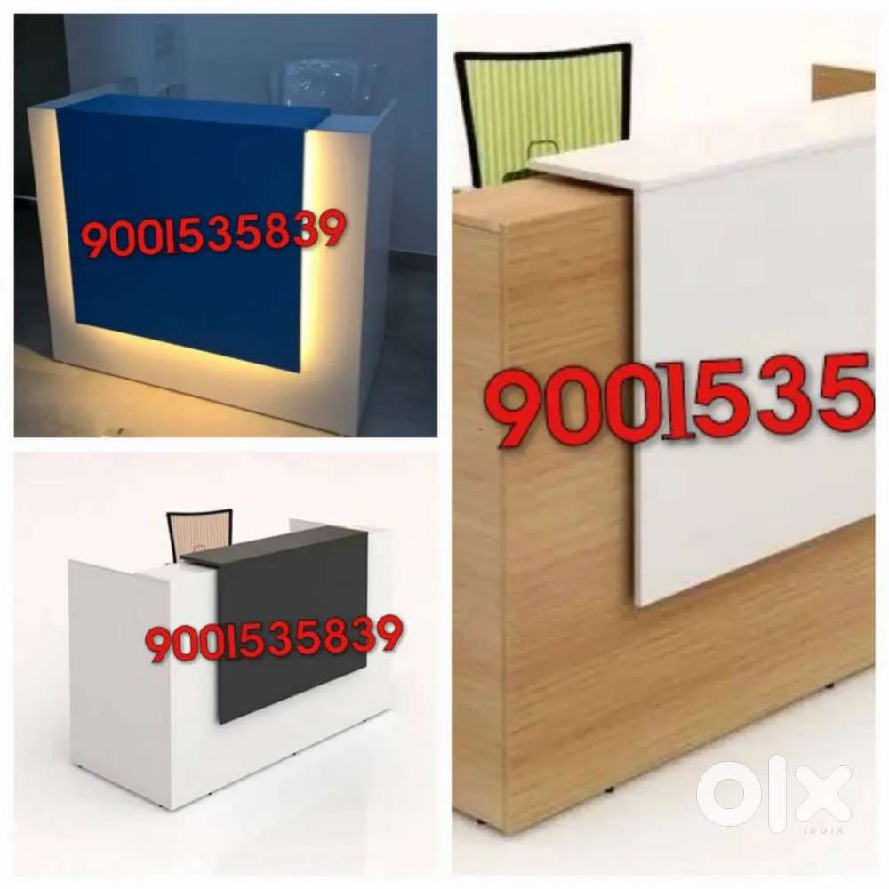 Neww wooden reception table cash counter office furniture restaurant ...