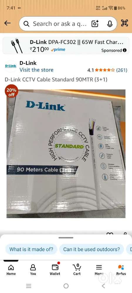 Cctv Cable - Buy & Sell Cameras & Lenses Online in India | OLX